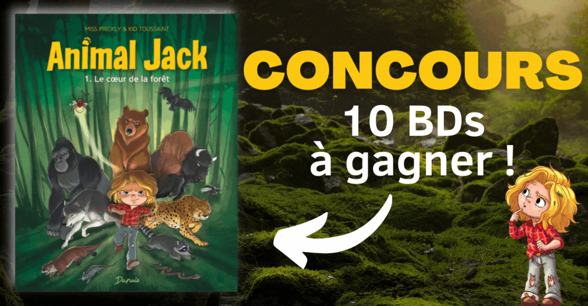 [CONCOURS] Gagnez des BDs "Animal Jack" ! | Milan jeunesse | Milan Jeunesse